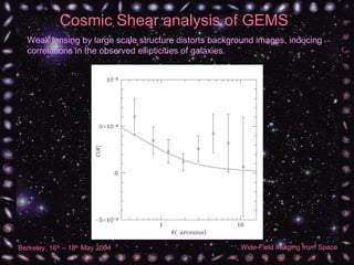 Weak Lensing from GEMS | PPT