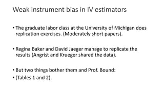 Weak and Imperfect Instruments(2).pptx