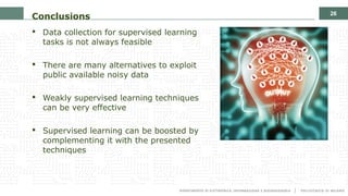 Applying Deep Learning with Weak and Noisy labels | PPT | Artificial ...