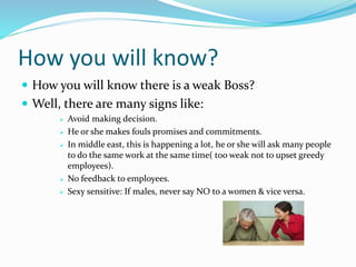 Weak boss | PPT