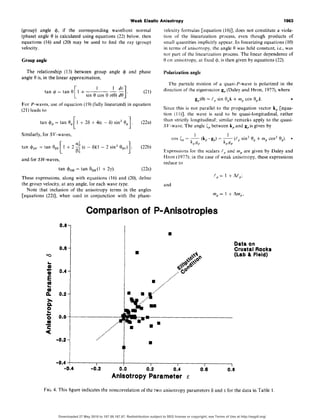 Weak elastic anisotropy | PDF