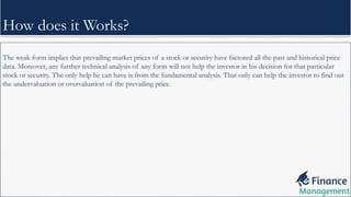 Weak Form of Market Efficiency | PPT
