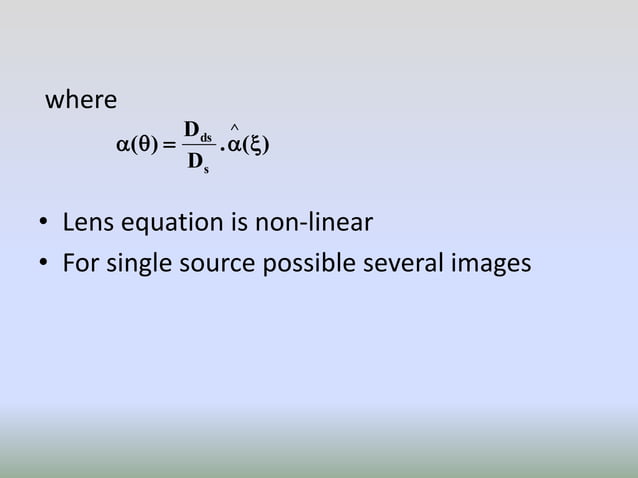 Weak lensing presentation | PPT