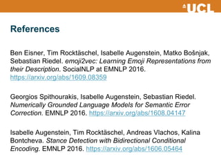 Weakly Supervised Machine Reading | PPT