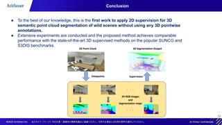 Weakly supervised semantic segmentation of 3D point cloud | PDF