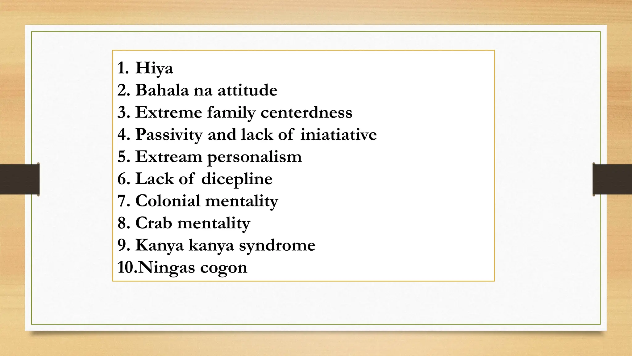 NSTP Weakness of Filipino Character.pptx