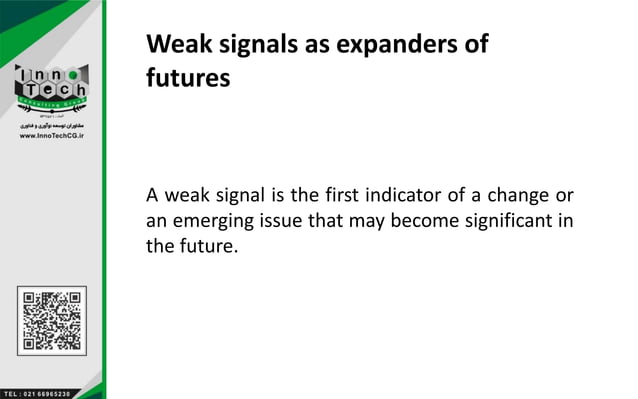 Weak signals | PPTX | Science