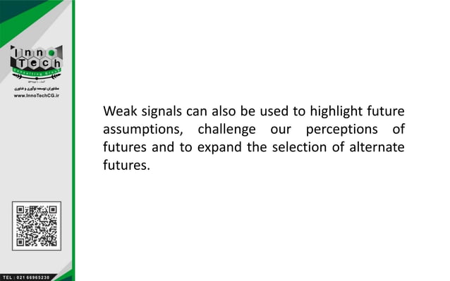 Weak signals | PPTX | Science