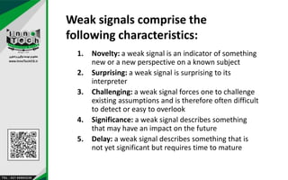 Weak signals | PPTX