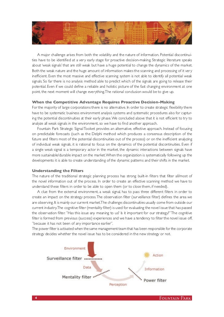 Weak Signals White Paper