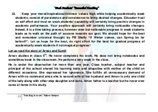 Weak students remedial teaching tips and techniques for teachers and ...