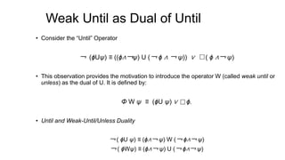 Weak until | PDF