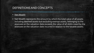 wealth tax chapterization notecccvhhuhtds | PPTX