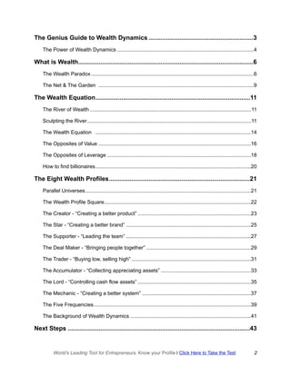 Wealth Dynamics E-Guide | PDF