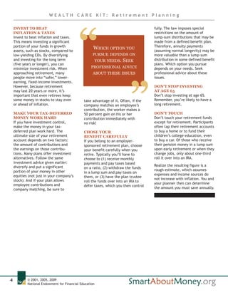 Wealth Care Kit: Retirement Planning | PDF