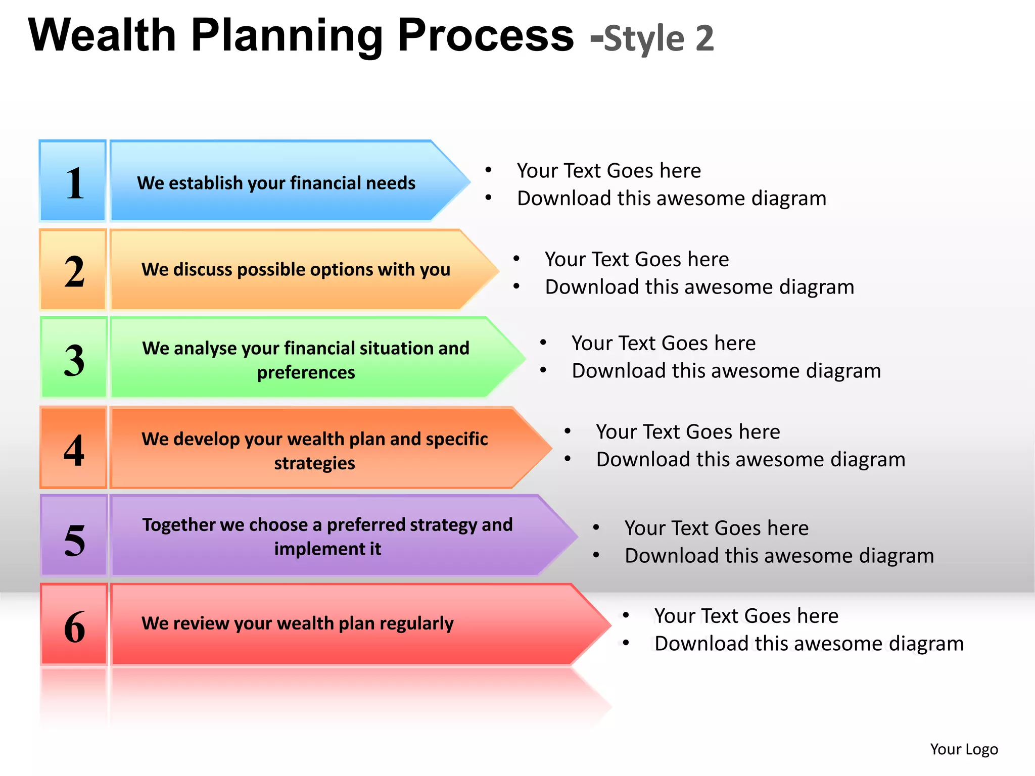 Wealth financial planning process style2 powerpoint presentation ...