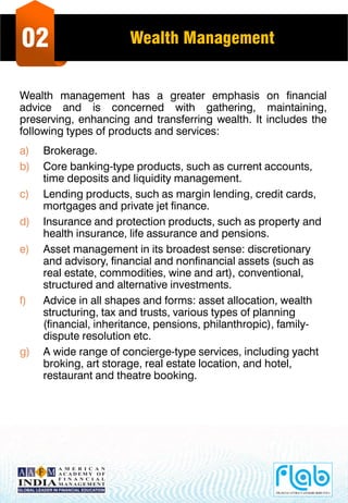 Wealth Management and Financial Planning | PDF