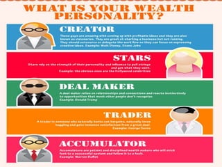 Wealth personality | PPTX