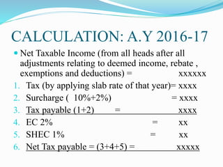 Wealth tax act 1957 | PPTX