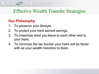 Wealth transfer | PPS
