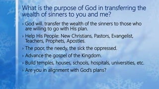 Wealth transfer in the bible (1) | PPTX
