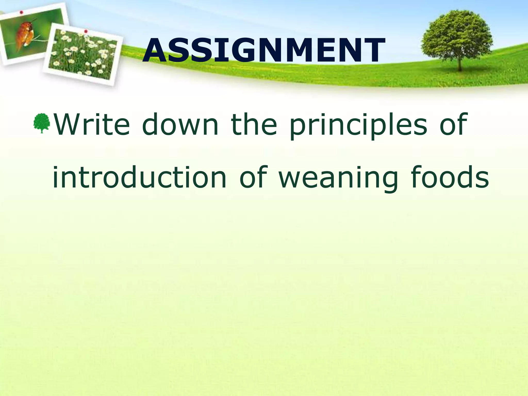 Weaning | PPTX