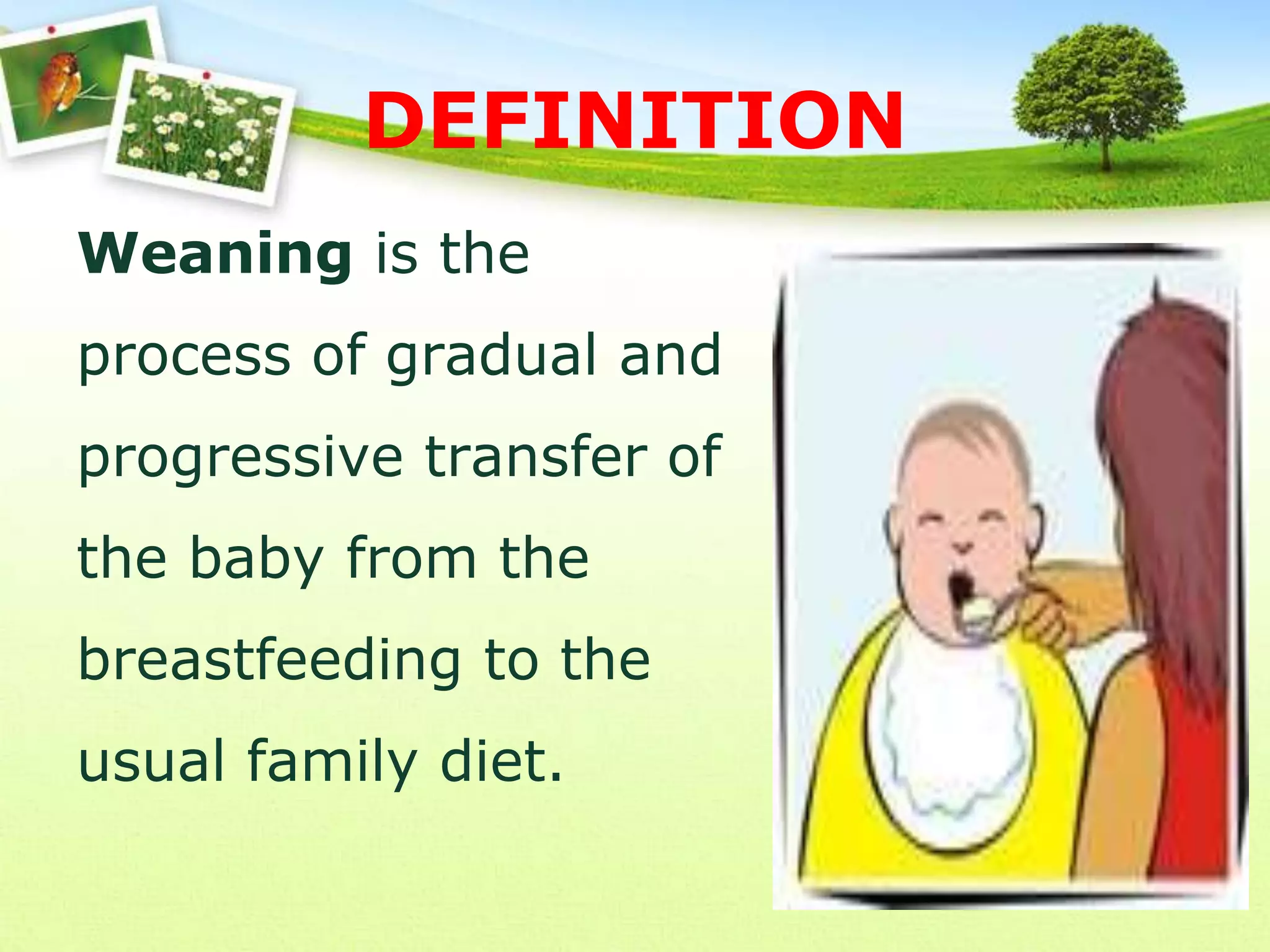 Weaning | PPTX