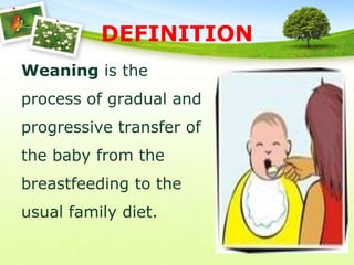 Weaning | PPTX