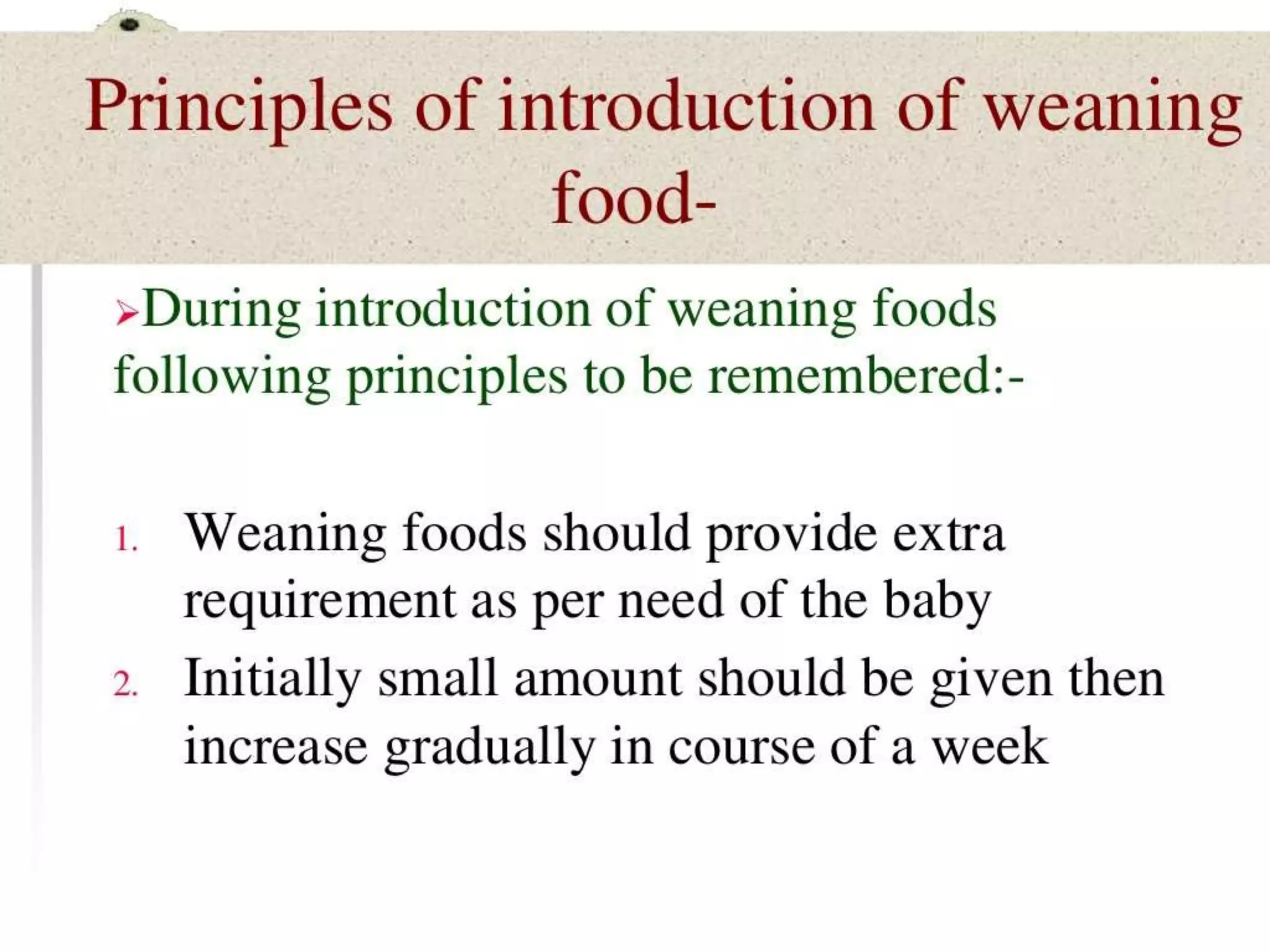 Weaning | PPTX
