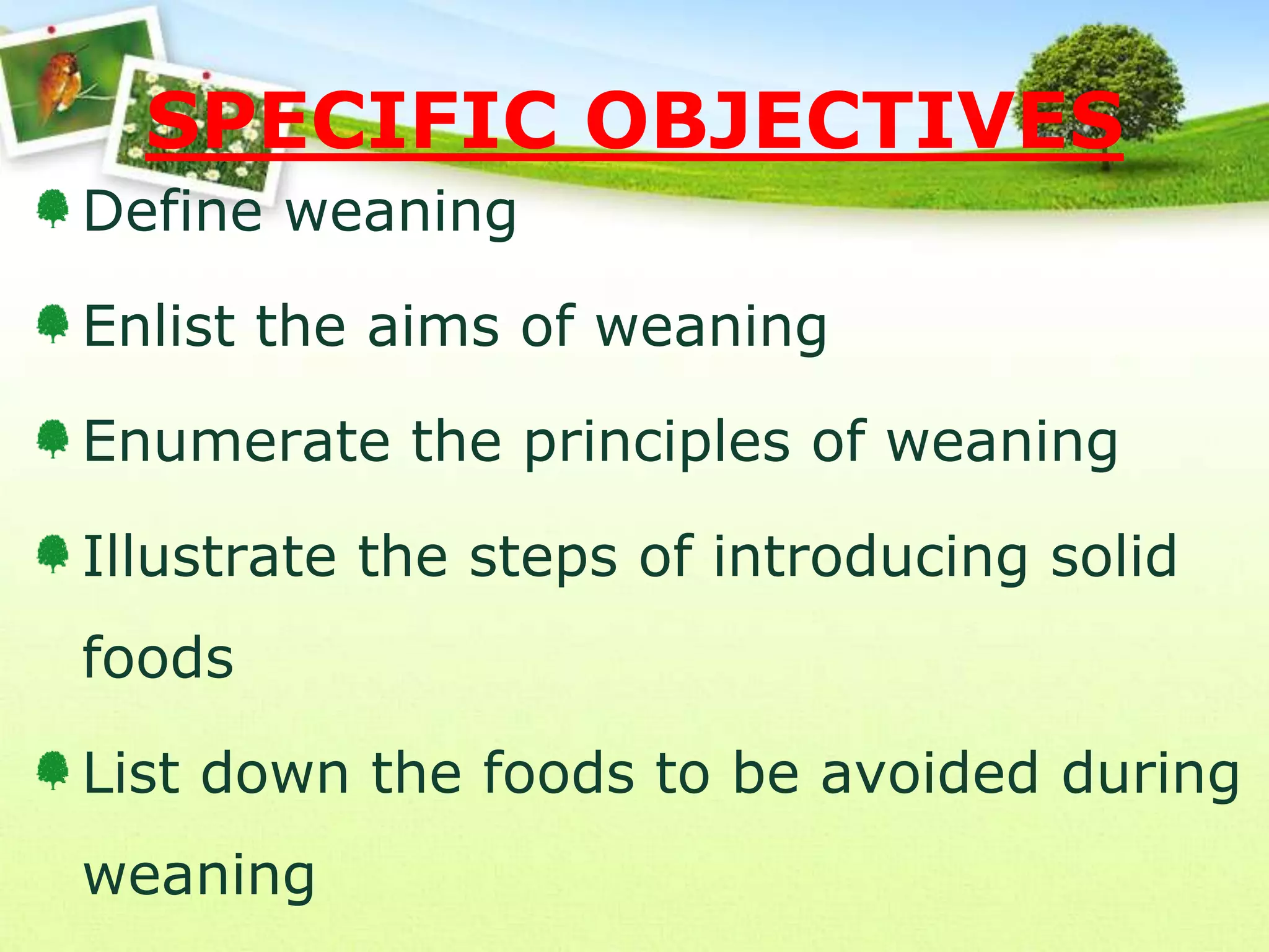 Weaning | PPTX