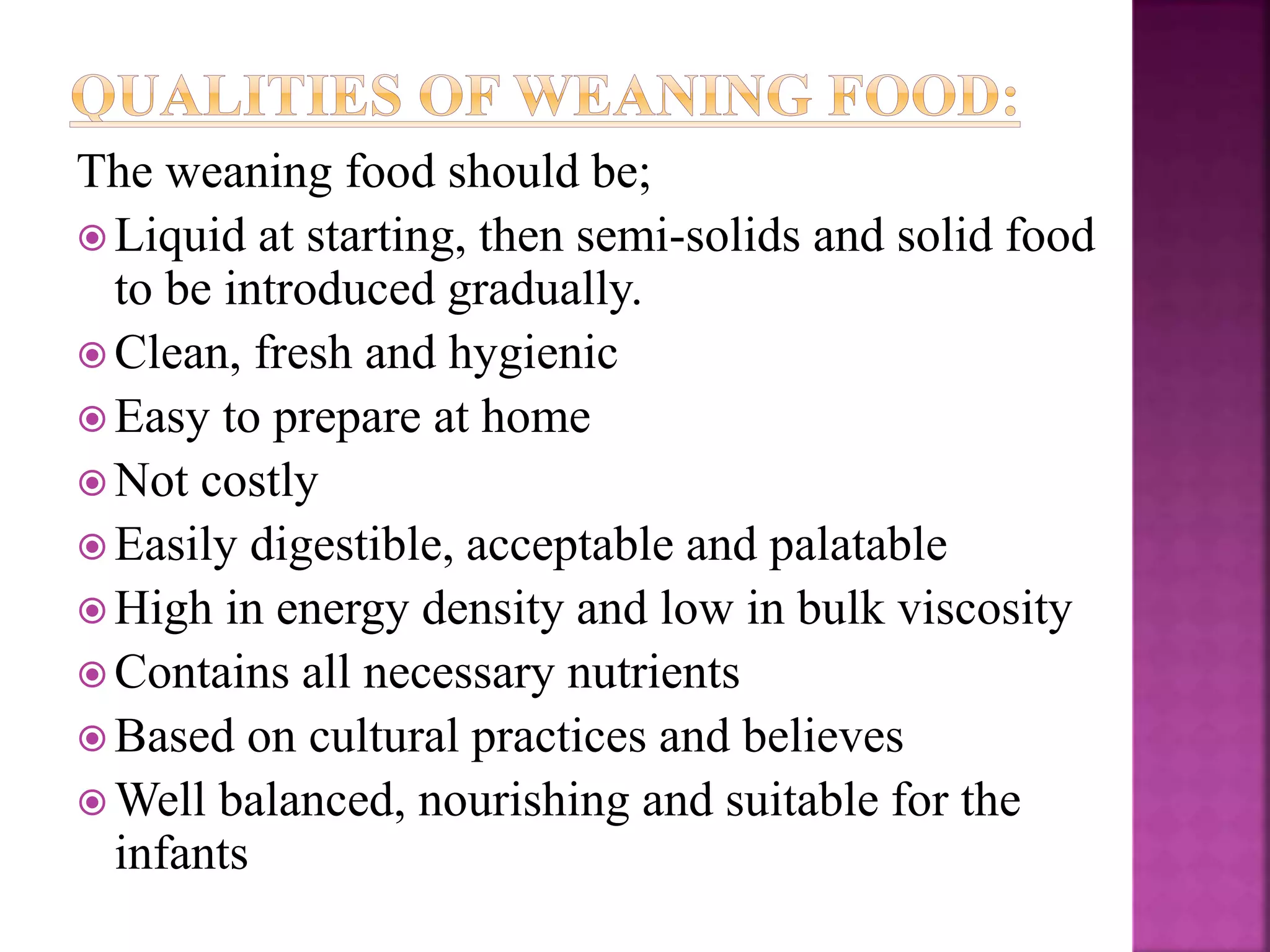 Weaning | PPTX