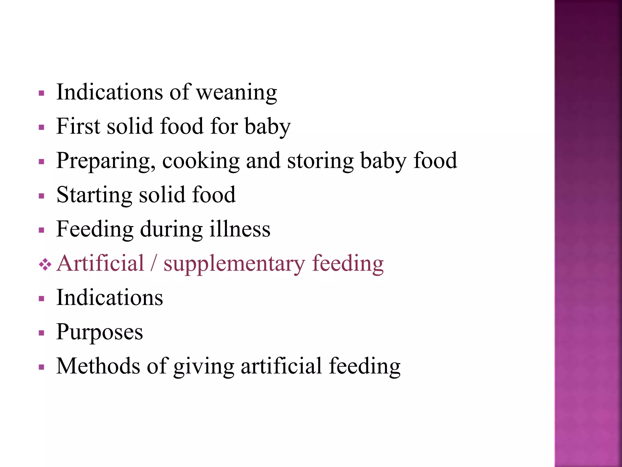 Weaning | PPTX