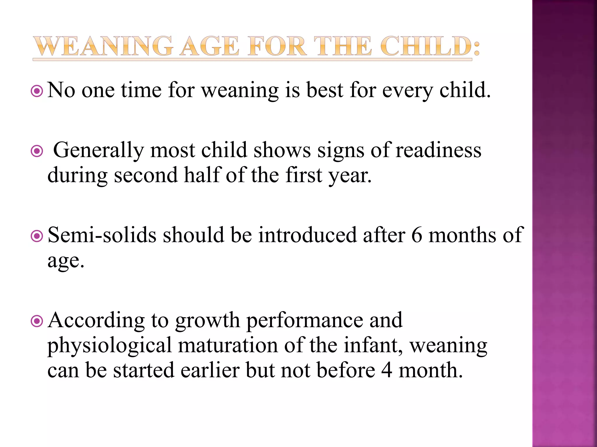 Weaning | PPTX