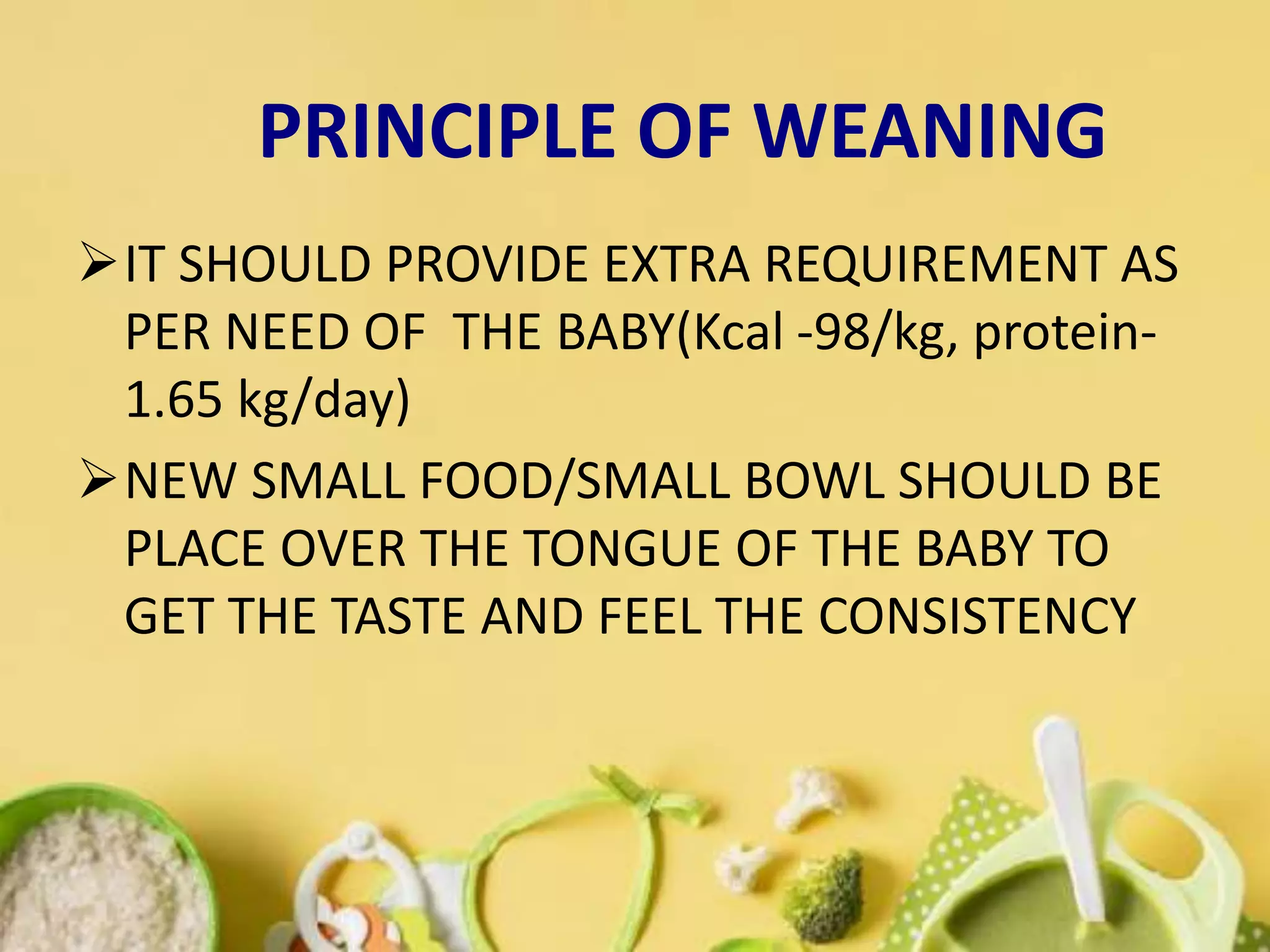 Weaning | PPTX