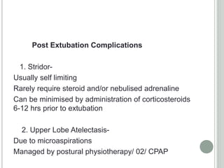 Weaning and extubation | PPTX