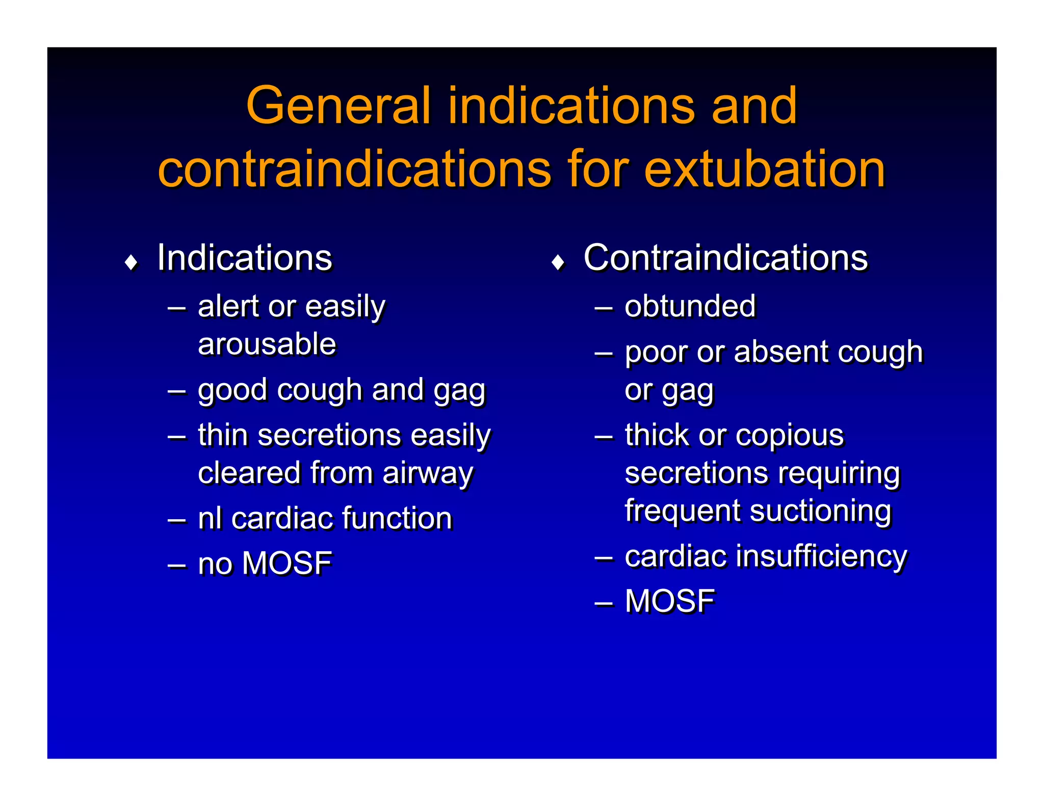 Weaning and Extubation: A Pediatric Prespective | PDF