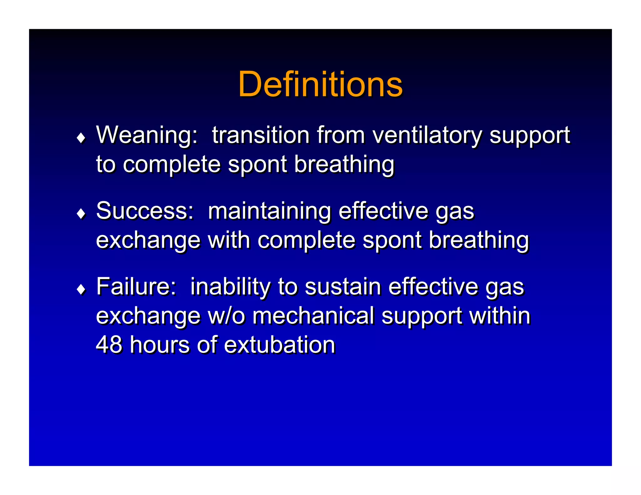 Weaning and Extubation: A Pediatric Prespective | PDF