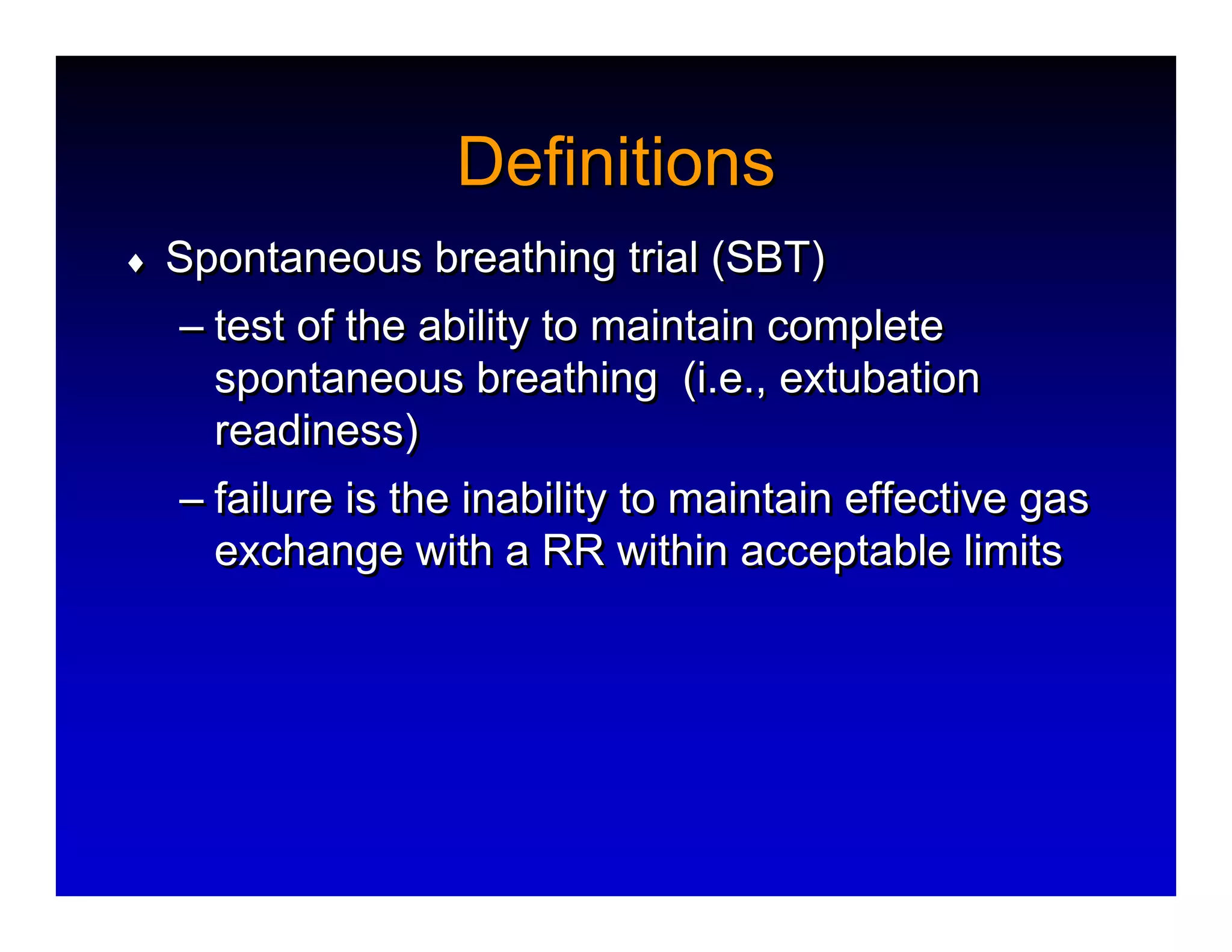 Weaning and Extubation: A Pediatric Prespective | PDF