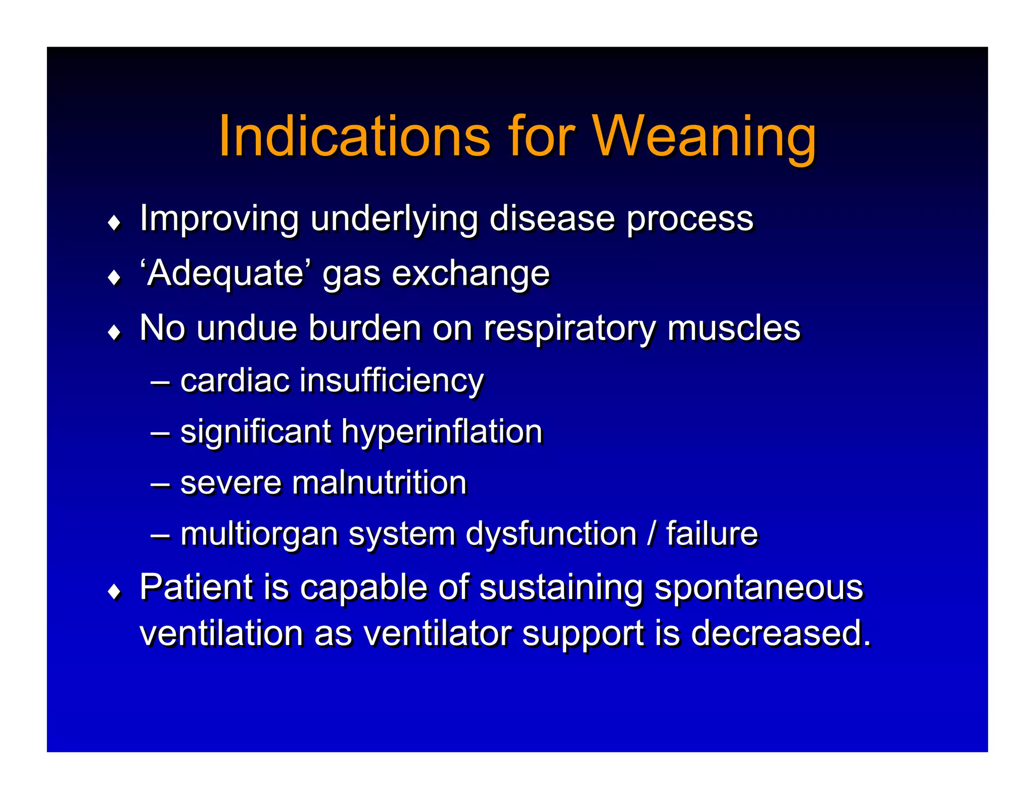 Weaning and Extubation: A Pediatric Prespective | PDF