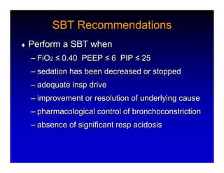 Weaning and Extubation: A Pediatric Prespective | PDF