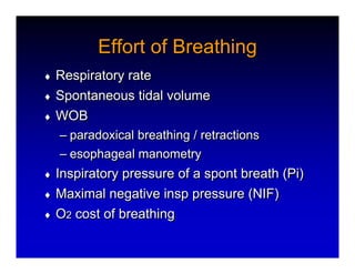 Weaning and Extubation: A Pediatric Prespective | PDF