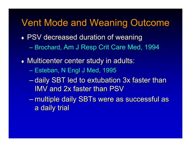 Weaning and Extubation: A Pediatric Prespective | PDF