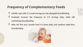 WEANING:COMPLEMENTARY FEEDING pptppt.pptx