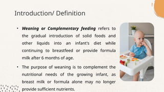 WEANING:COMPLEMENTARY FEEDING pptppt.pptx