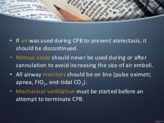 Weaning from cpb | PPSX