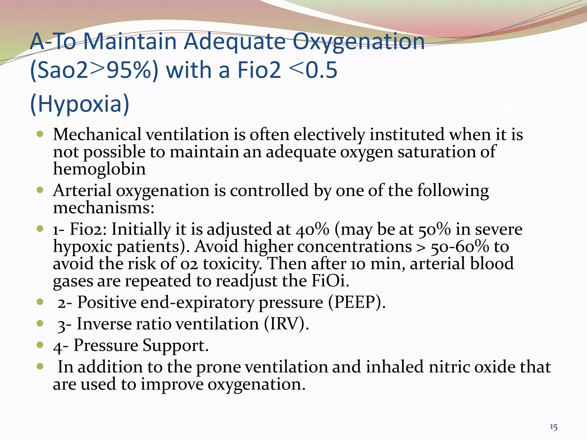 Weaning from mechanical Ventilation | PPTX