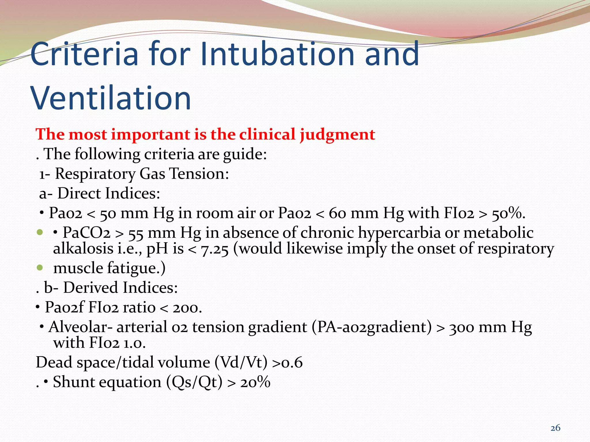 Weaning from mechanical Ventilation | PPTX