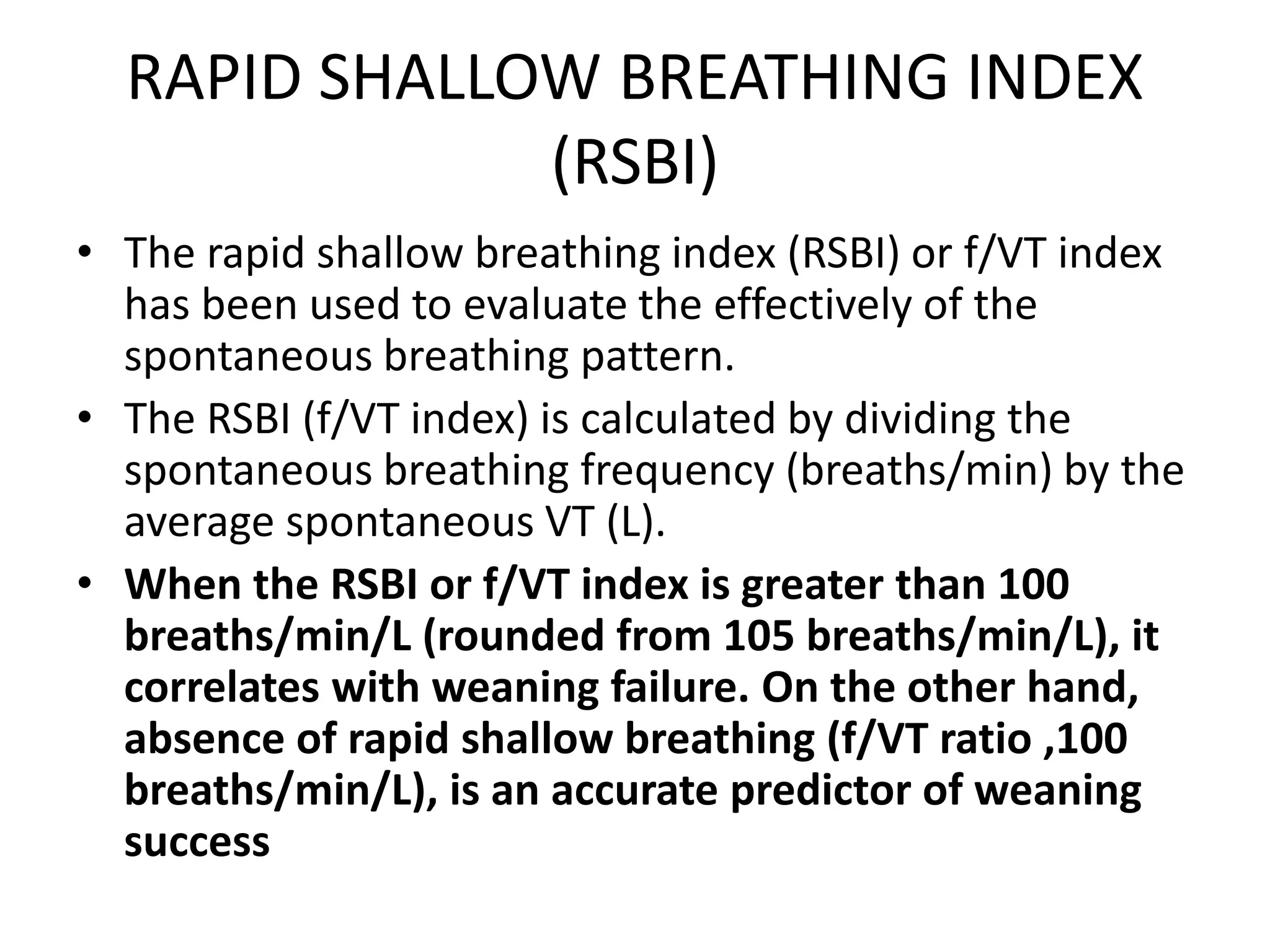 Weaning from mechanical ventilation | PPTX