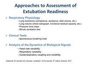 Weaning from mechanical ventilation and extubation by dr tareq | PPTX
