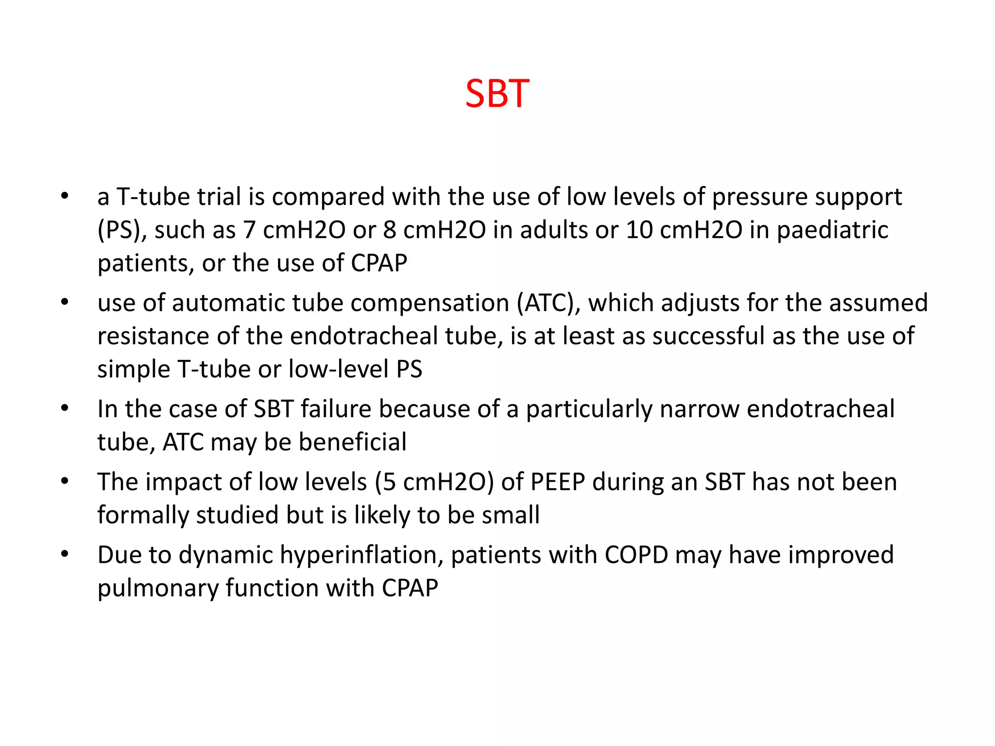 Weaning from MECHANICAL VENTILATION | PPTX